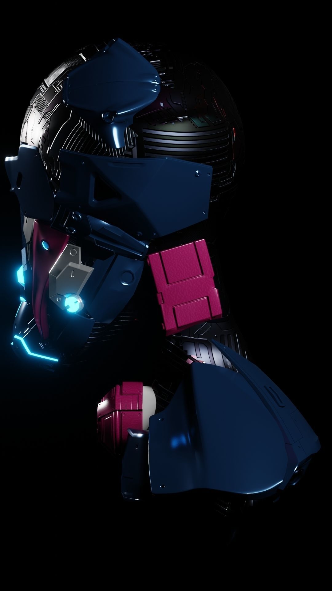 Cyborg 007 3D model | CGTrader