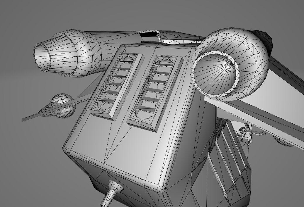 3D model Star Wars REB Dropship - Low Poly Game - Battlefield - FBX ...