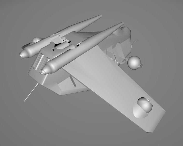 3D model Star Wars REB Dropship - Low Poly Game - Battlefield - FBX ...
