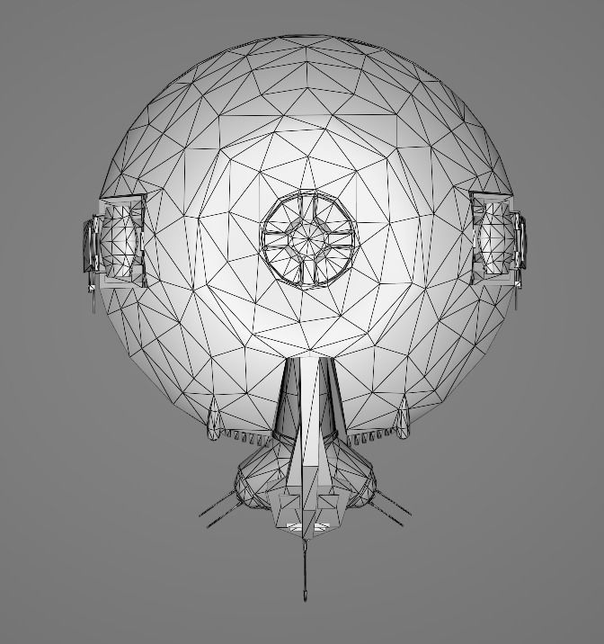 3D model STAR WARS Droid Gunship - Low Poly Game - Battlefield FBX ...