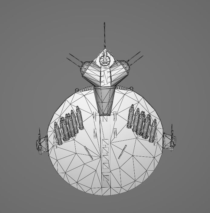 3D model STAR WARS Droid Gunship - Low Poly Game - Battlefield FBX ...