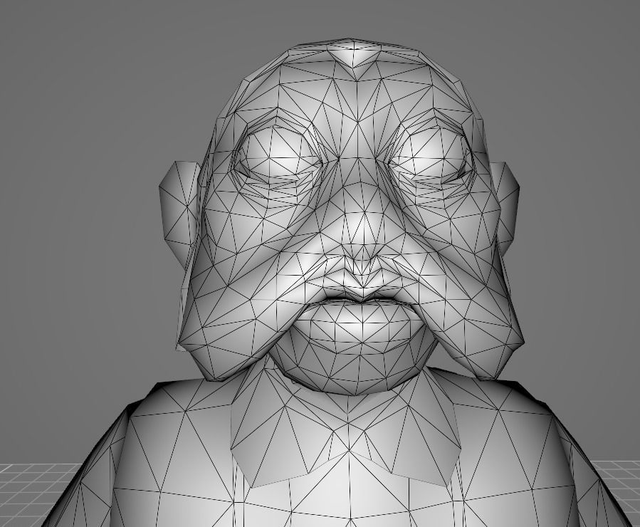 3D model STAR WARS Nien Nunb - Low Poly Game - Battlefield - FBX MODEL ...