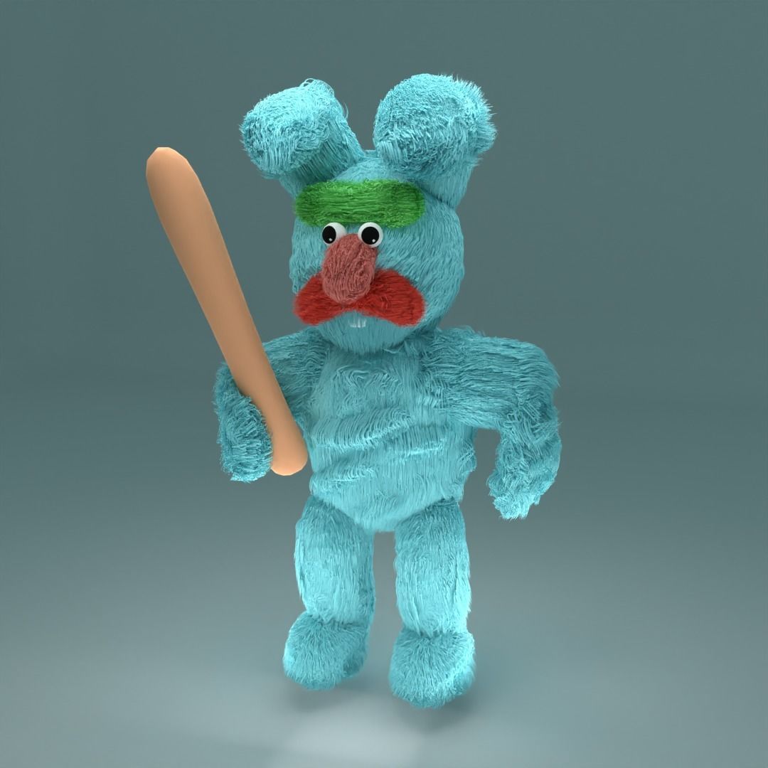 3D model bonboney low poly character VR / AR / low-poly | CGTrader