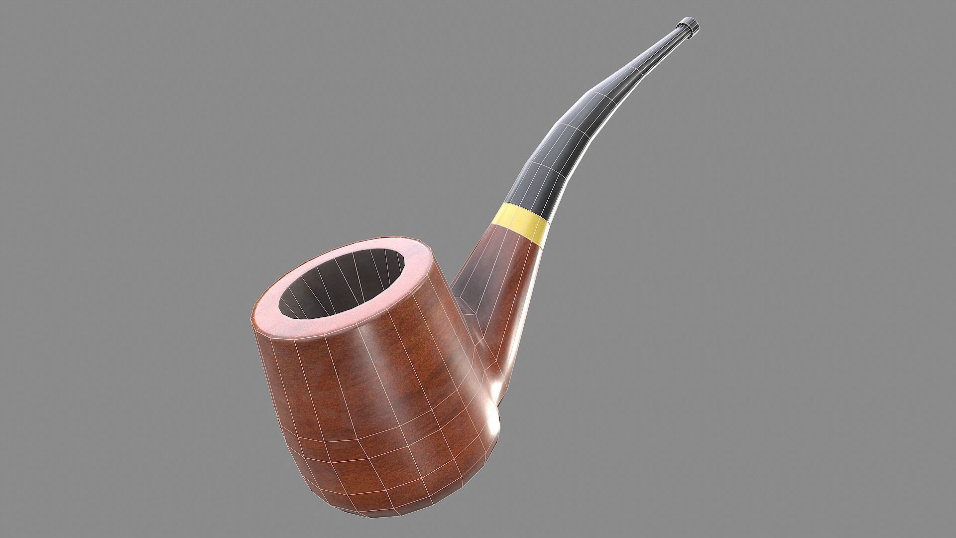 3D model Smoking Pipe VR / AR / low-poly | CGTrader