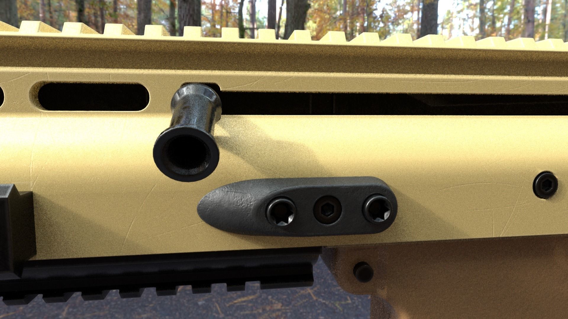 FN SCAR 17S NRCH 3D model | CGTrader