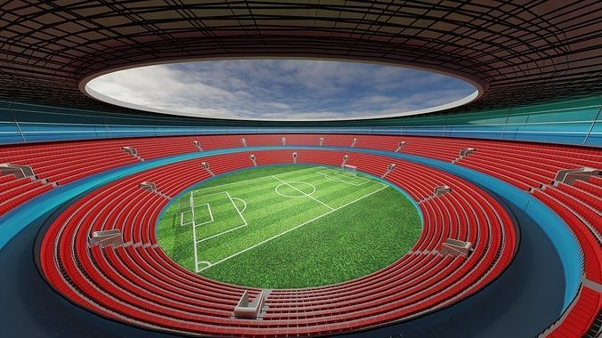 3D model Football Stadium VR / AR / low-poly | CGTrader