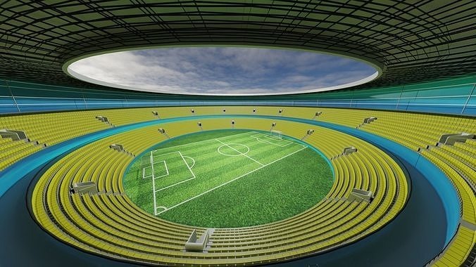 3D model Football Stadium VR / AR / low-poly | CGTrader