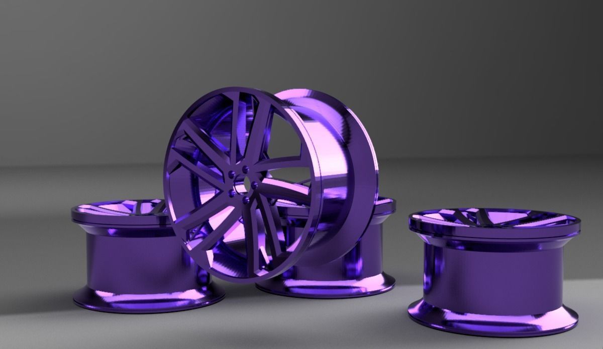Sport rim 8 - ultimax 3D model rigged | CGTrader