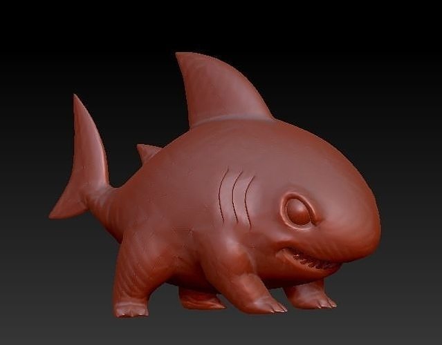 Shark 3D model 3D printable | CGTrader