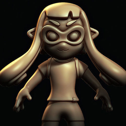 Inkling SPLATOON 3D model 3D printable | CGTrader
