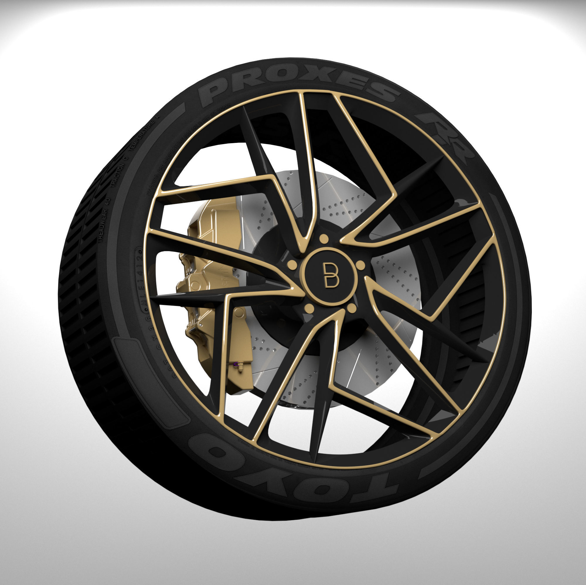 Luxury Car Alloy 3D model | CGTrader