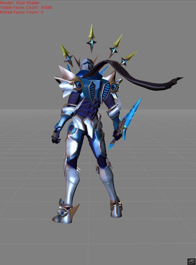 Gussion 7 Skin 3D model animated rigged | CGTrader