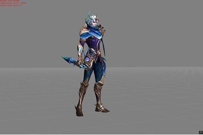 3D model GussionSoul Revelation Skin VR / AR / low-poly | CGTrader