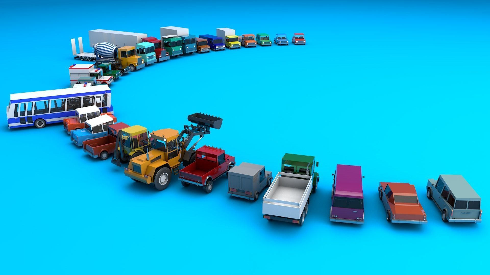 City Vehicles 3D model | CGTrader