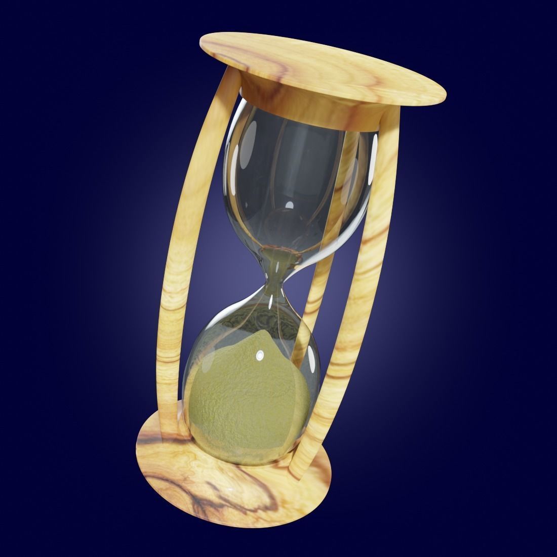 Hourglass sandglass 3D model | CGTrader