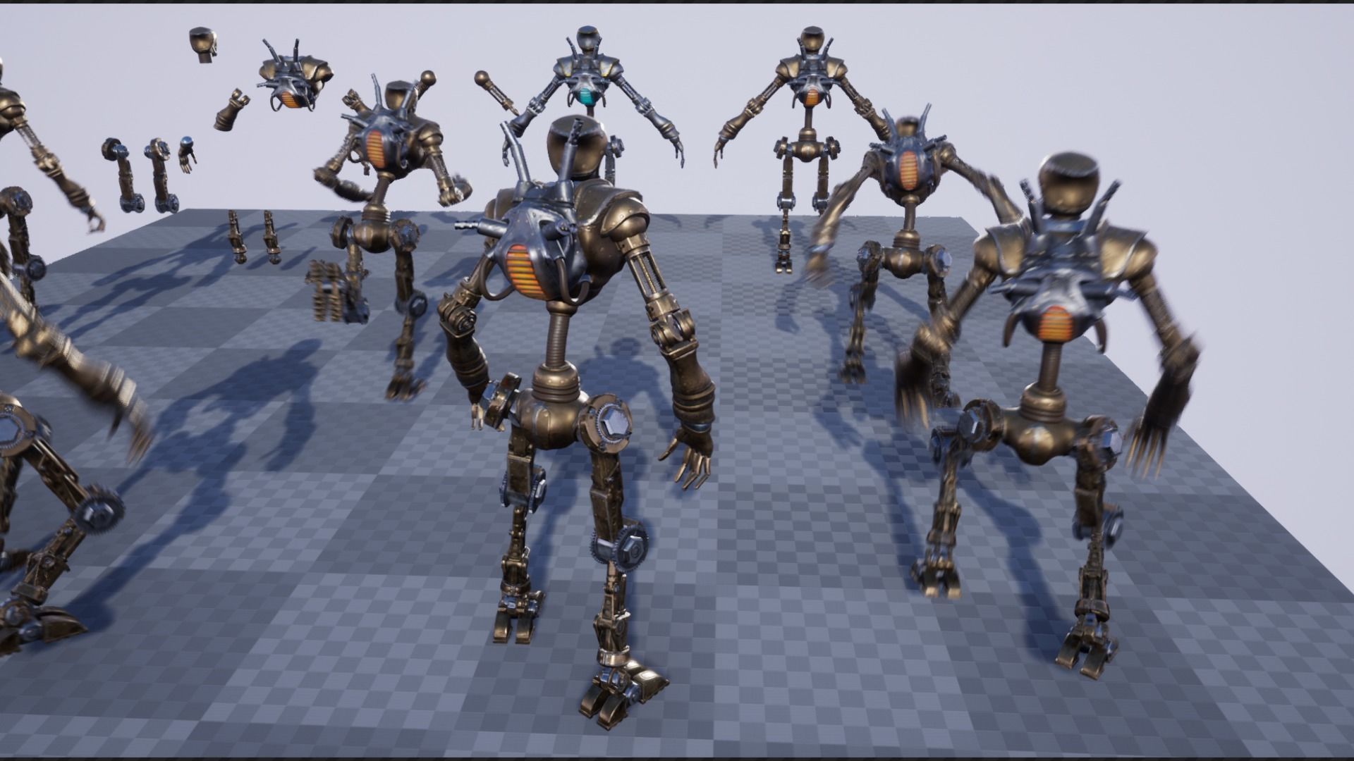 3D model Steampunk mech VR / AR / low-poly | CGTrader