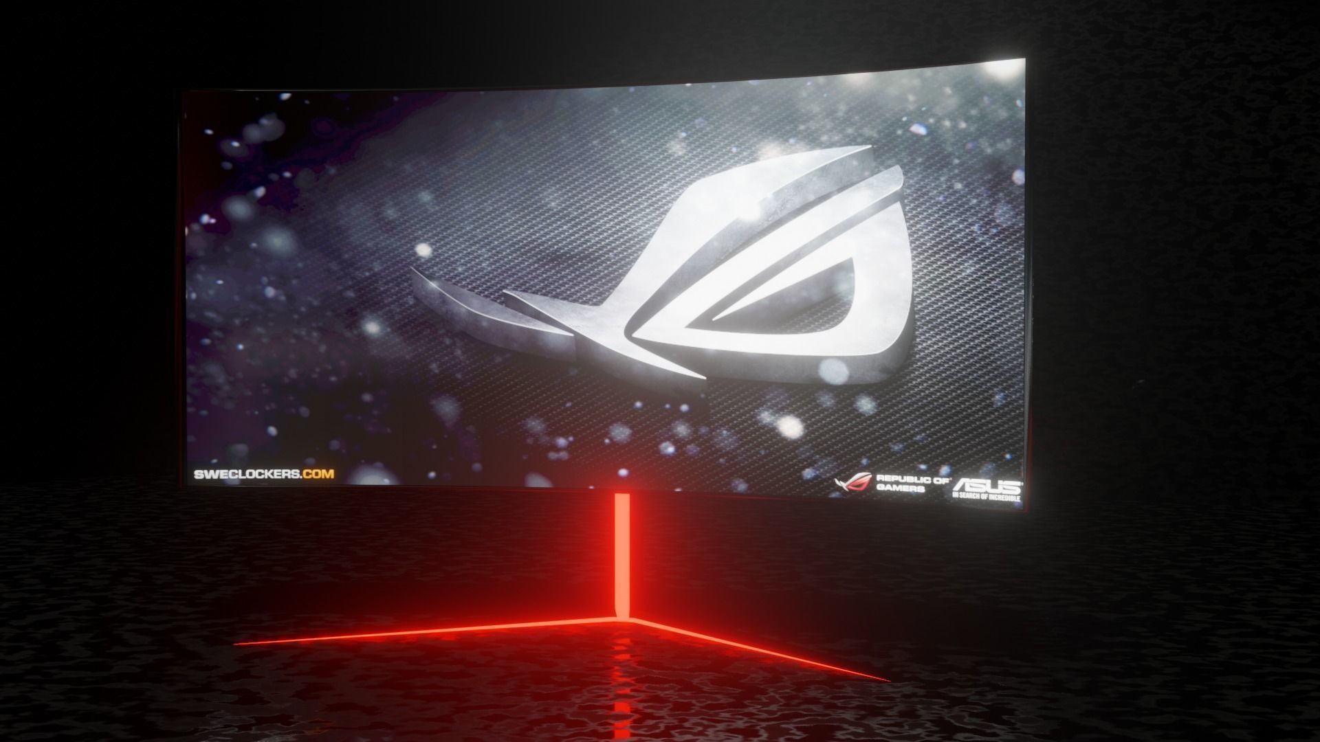 Curve Gaming Monitor 3D Model free 3D model | CGTrader