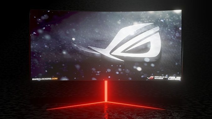 Curve Gaming Monitor 3D Model free 3D model | CGTrader