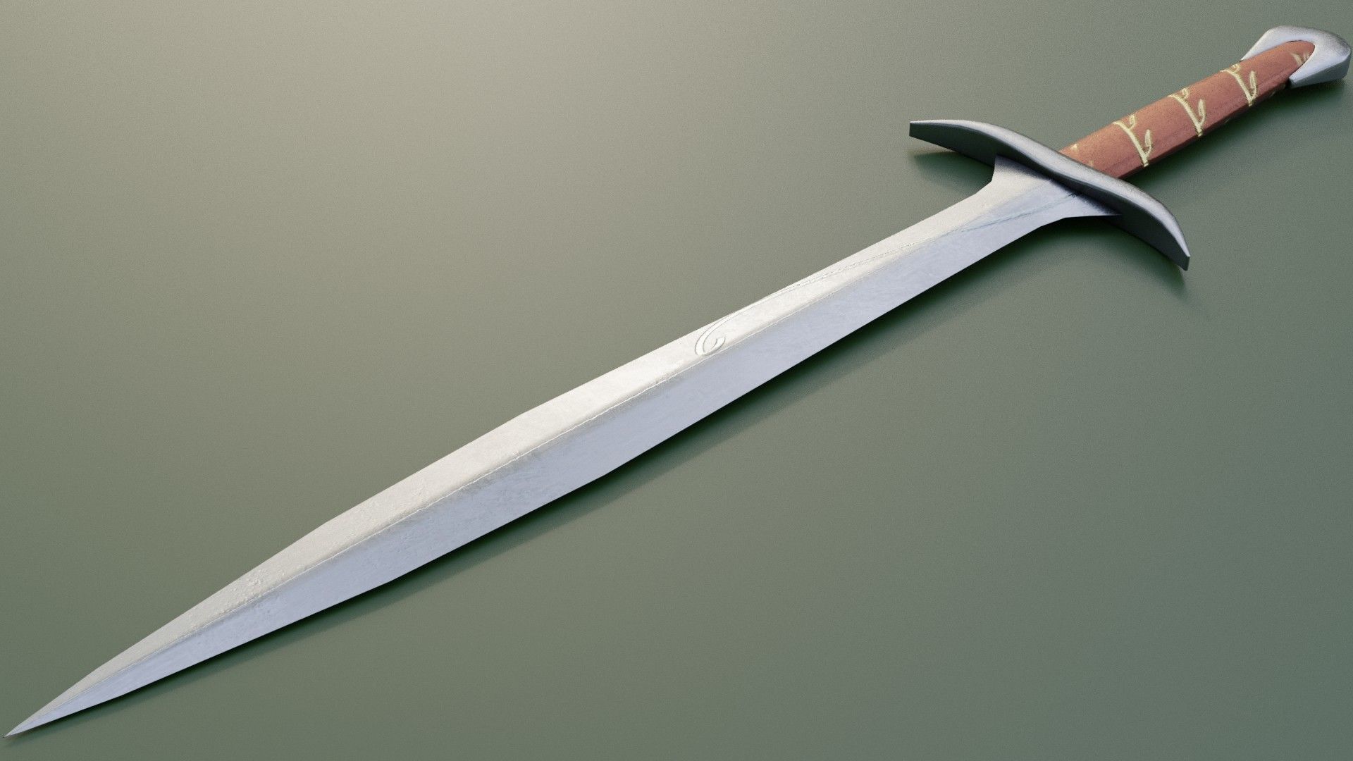 Sting Sword 3D model | CGTrader