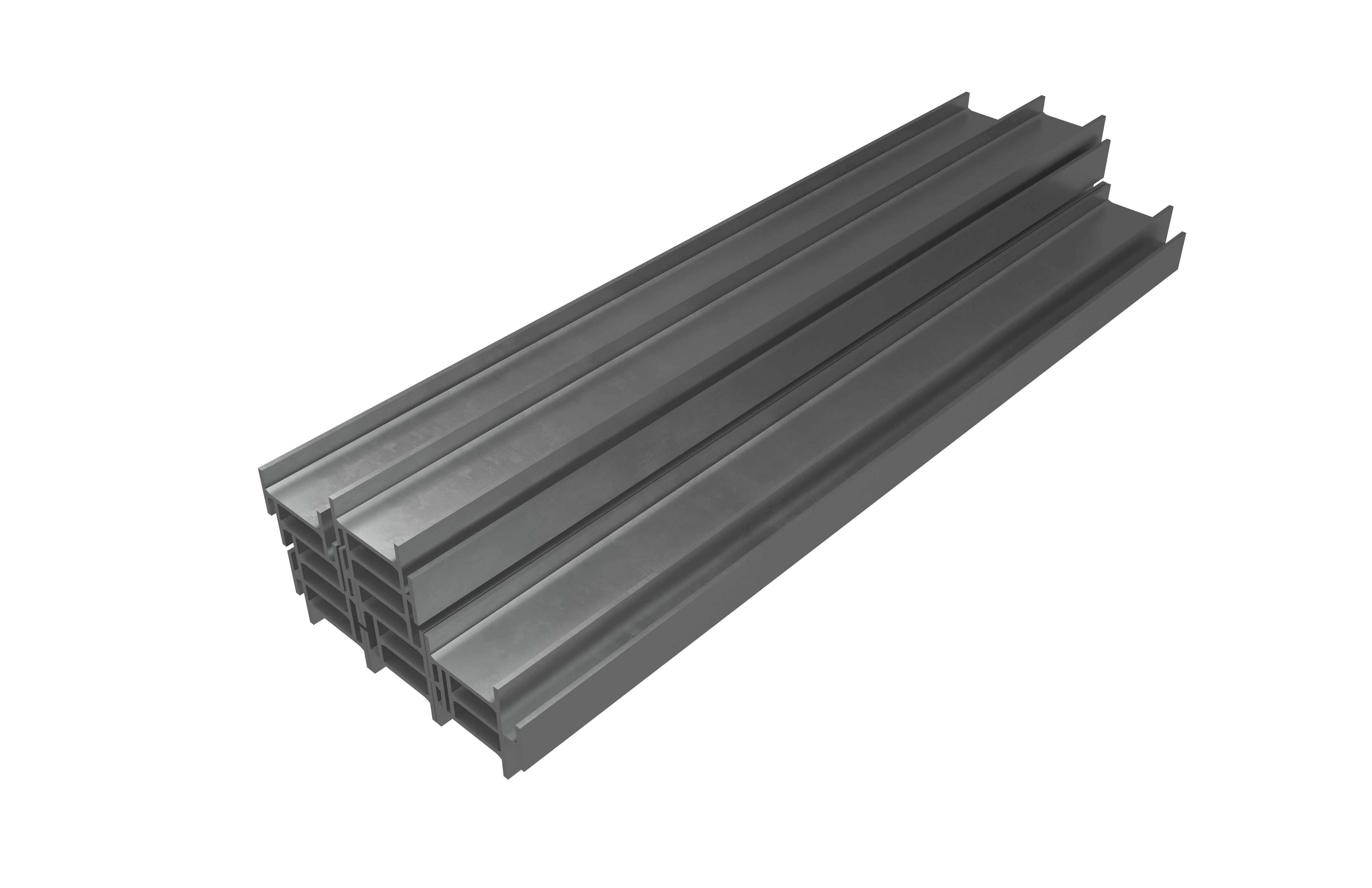 3D model Stacked I Beam v1 001 VR / AR / low-poly | CGTrader