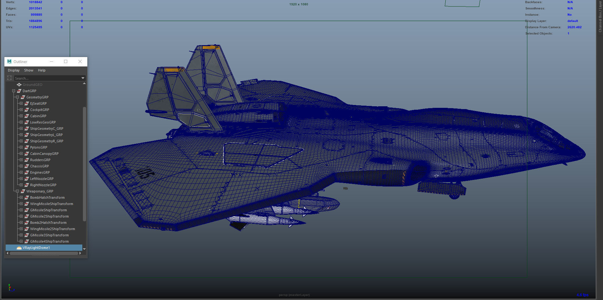 Sci-fi Multi-purpose Spacefighter 3D model | CGTrader