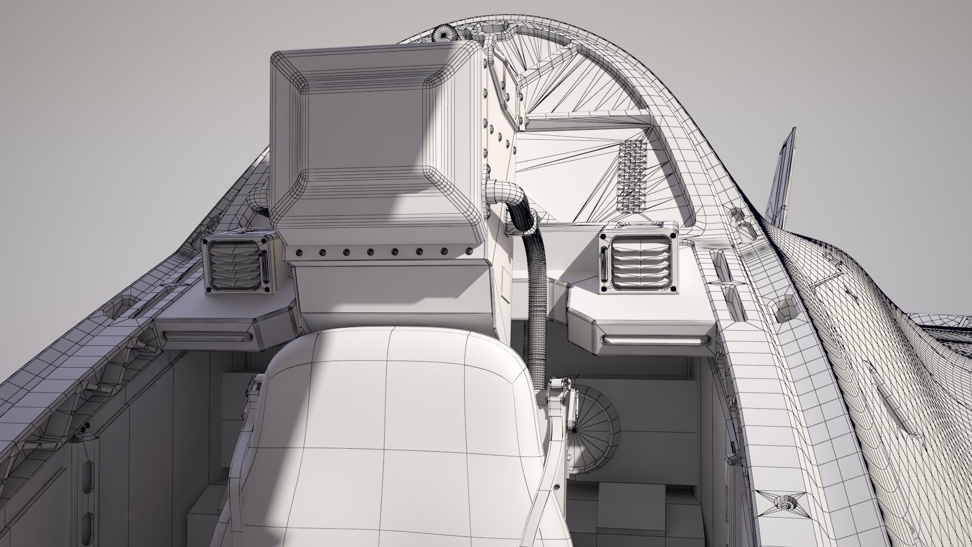 Sci-fi Multi-purpose Spacefighter 3D model | CGTrader