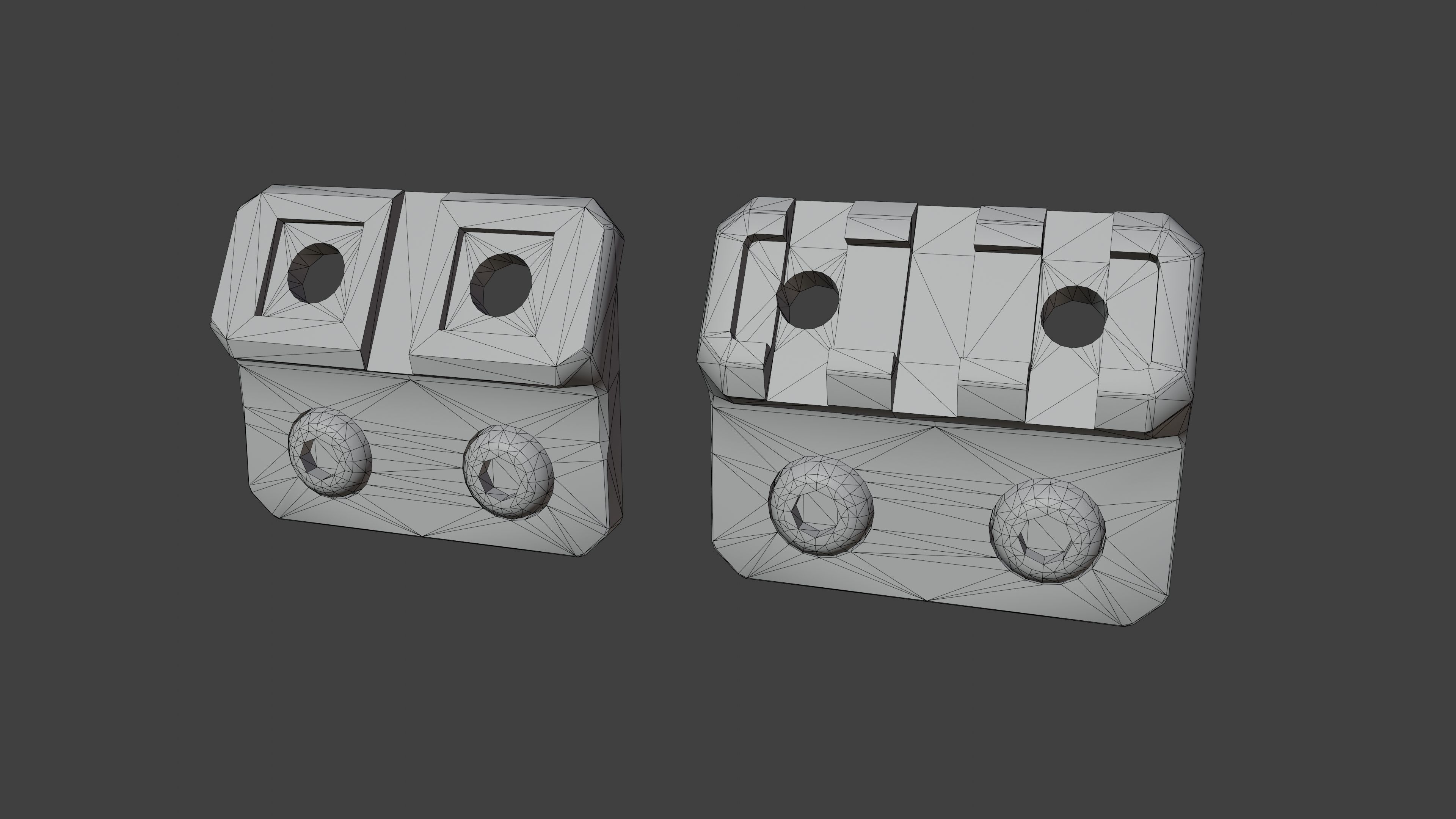 3D model MLOK offset mounts VR / AR / low-poly | CGTrader