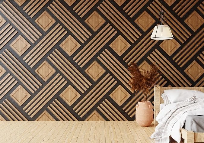 Wall wood seamless set2 V24 3D model | CGTrader