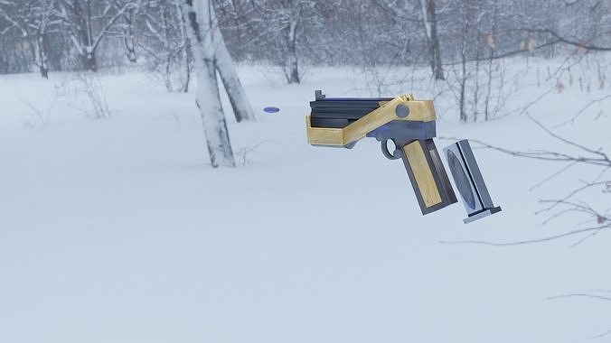 Magic Hand Gun free VR / AR / low-poly 3D model | CGTrader
