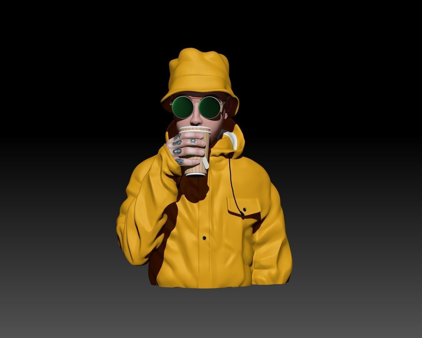 Mac Miller Bust 3D model | CGTrader