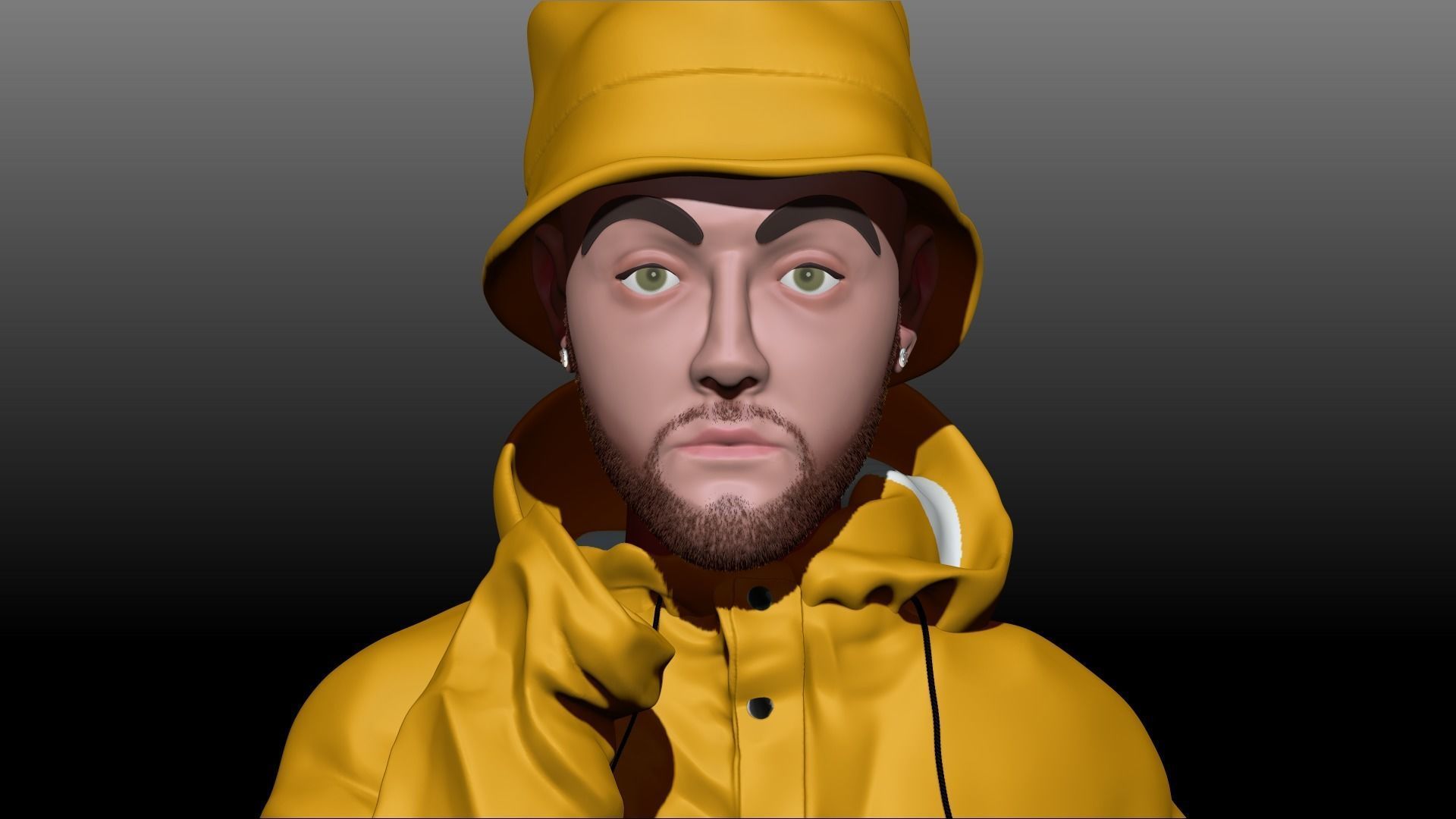 Mac Miller Bust 3D model | CGTrader