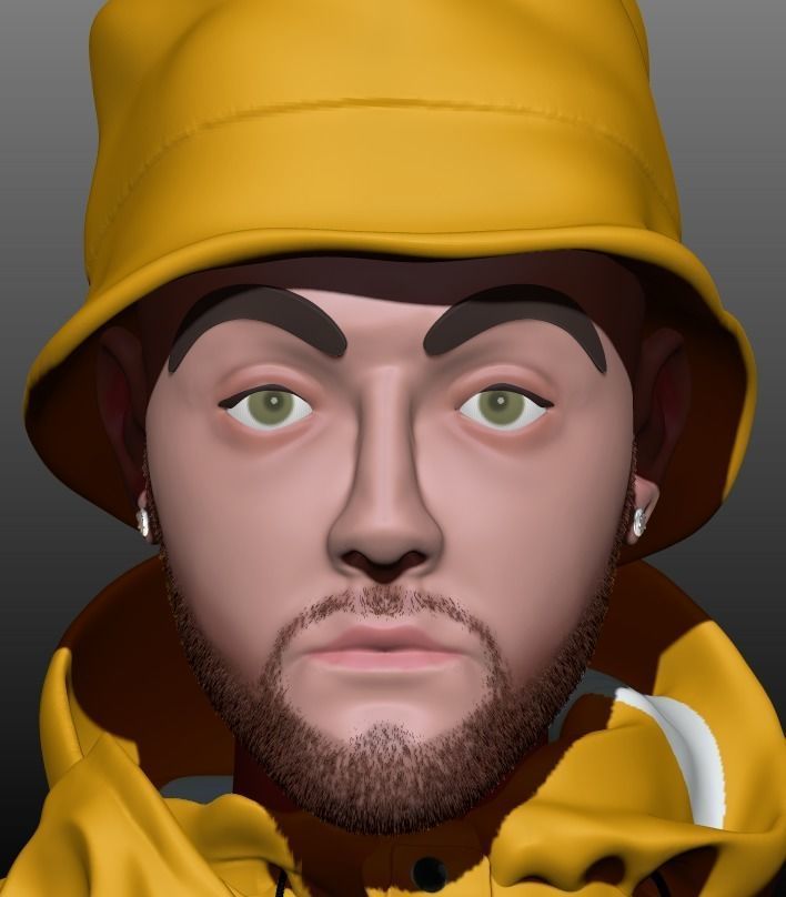 Mac Miller Bust 3D model | CGTrader