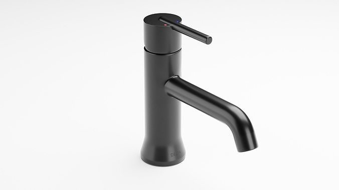Delta Trinsic Single Handle Bathroom Faucet 3D model | CGTrader