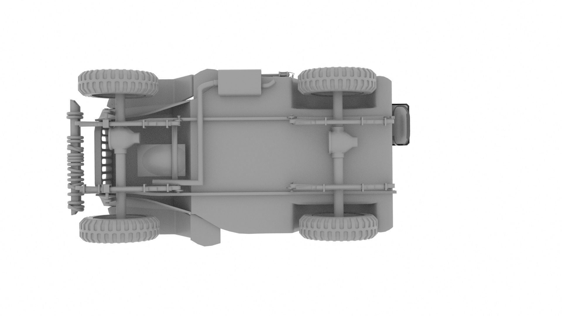 willy jeep basic 3D model | CGTrader