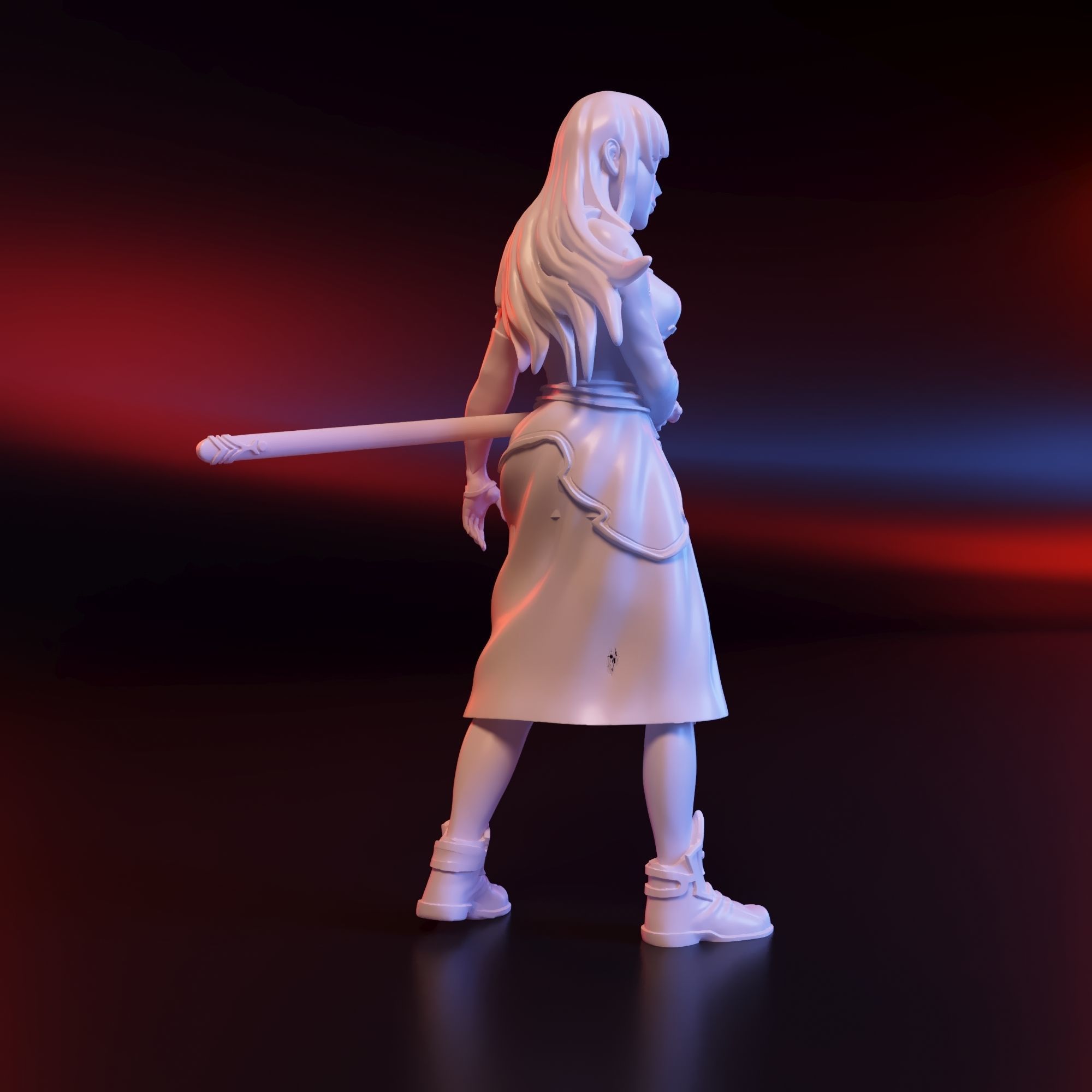 Anime Yuuki Asuna 3D model 3D printable | CGTrader