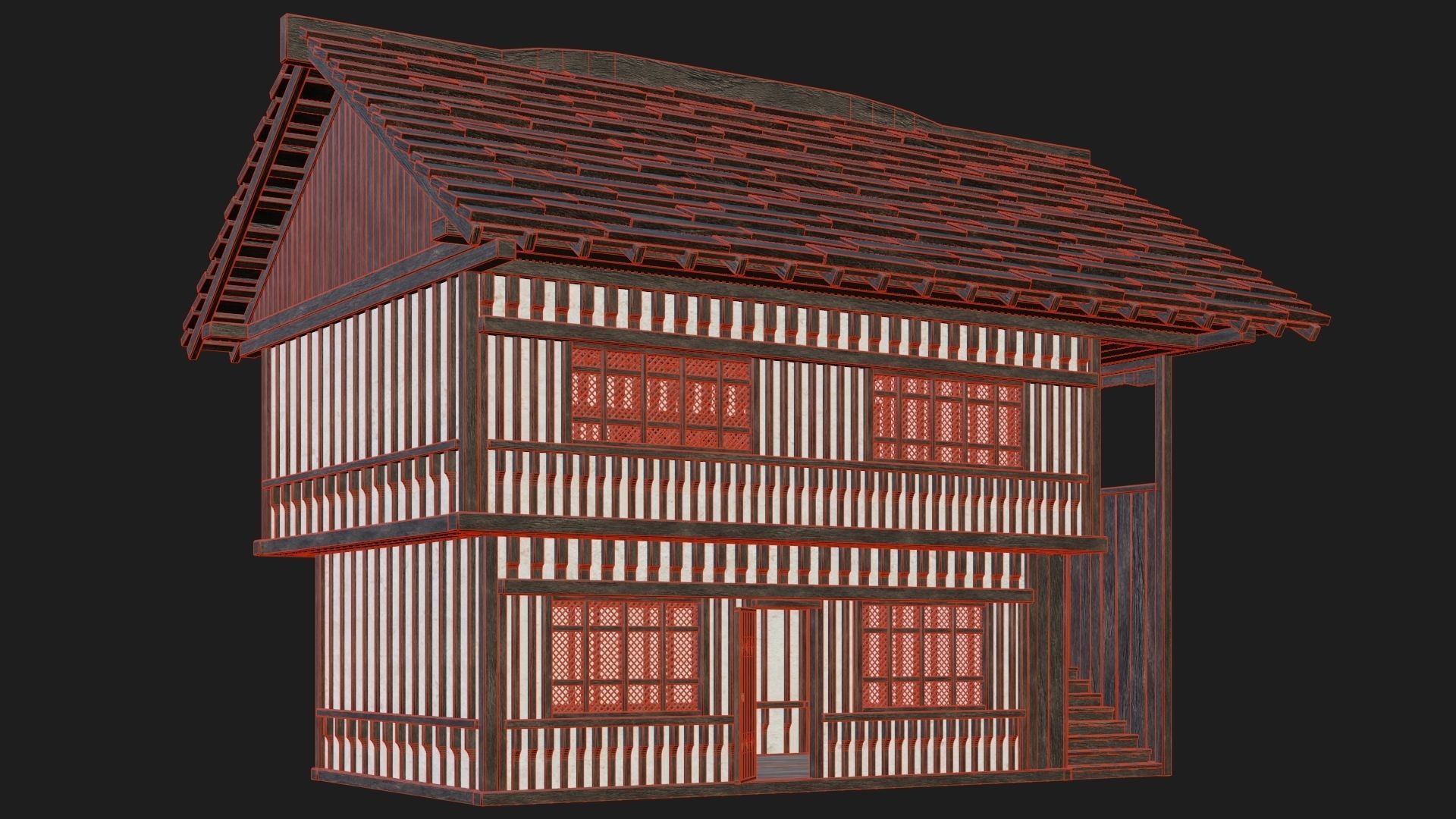 3D model 4 Old Medieval Building Pack 4K Textures GameReady 109 to 112 ...