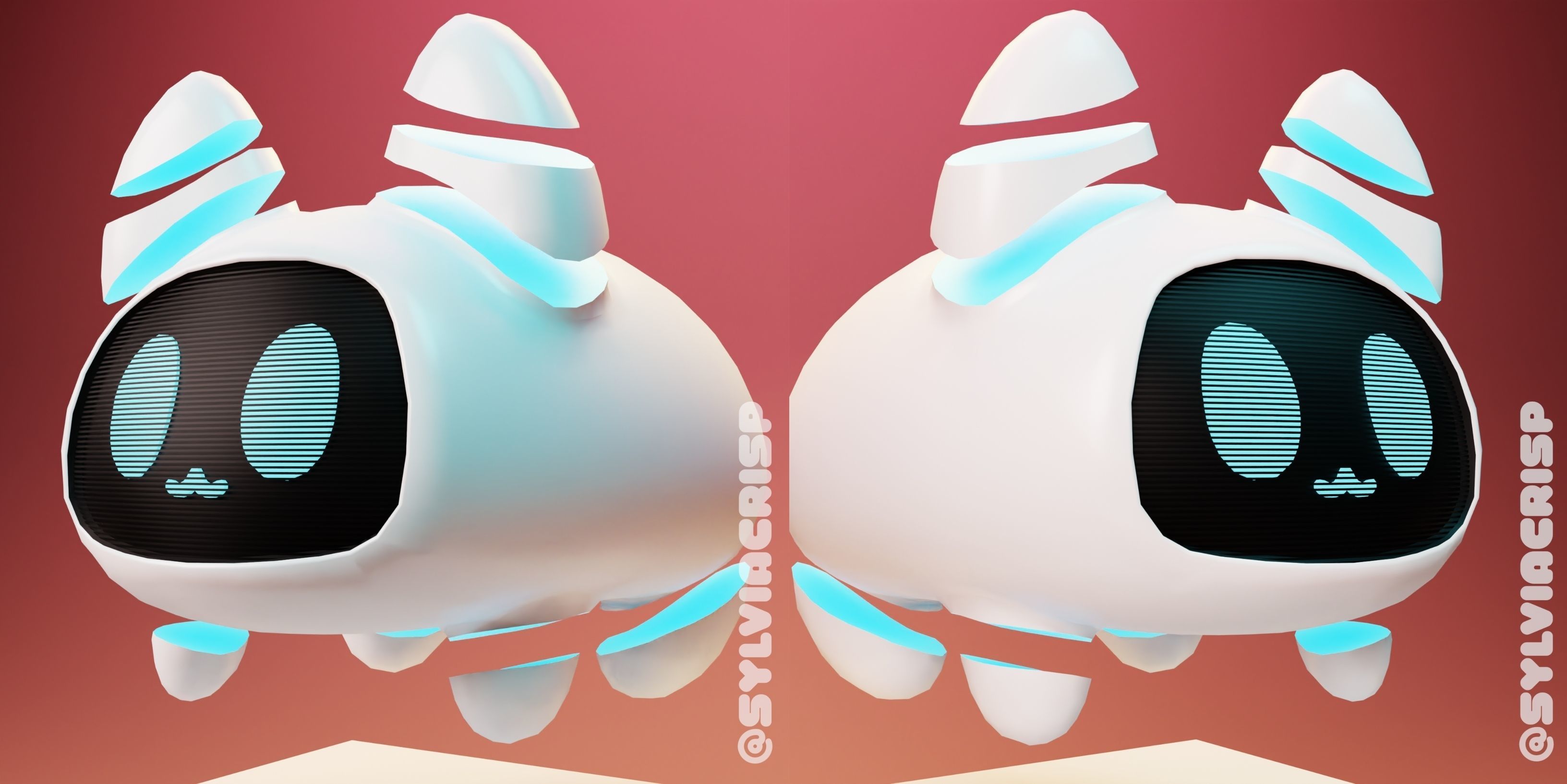 3D model Robo Hoverkitty VRCHAT AND CVR READY SylviaCrisp VR / AR / low ...