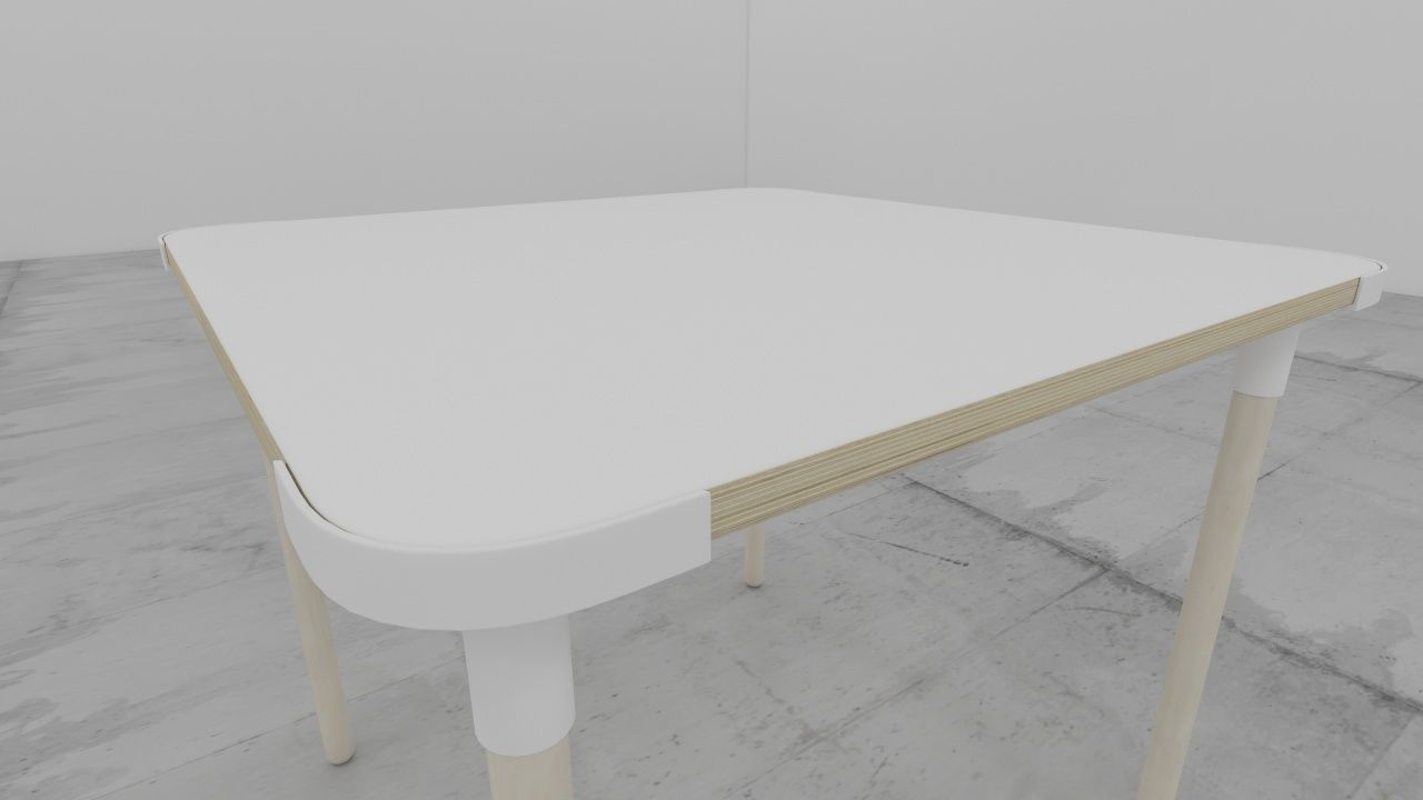 3D model mesa comedor VR / AR / low-poly | CGTrader