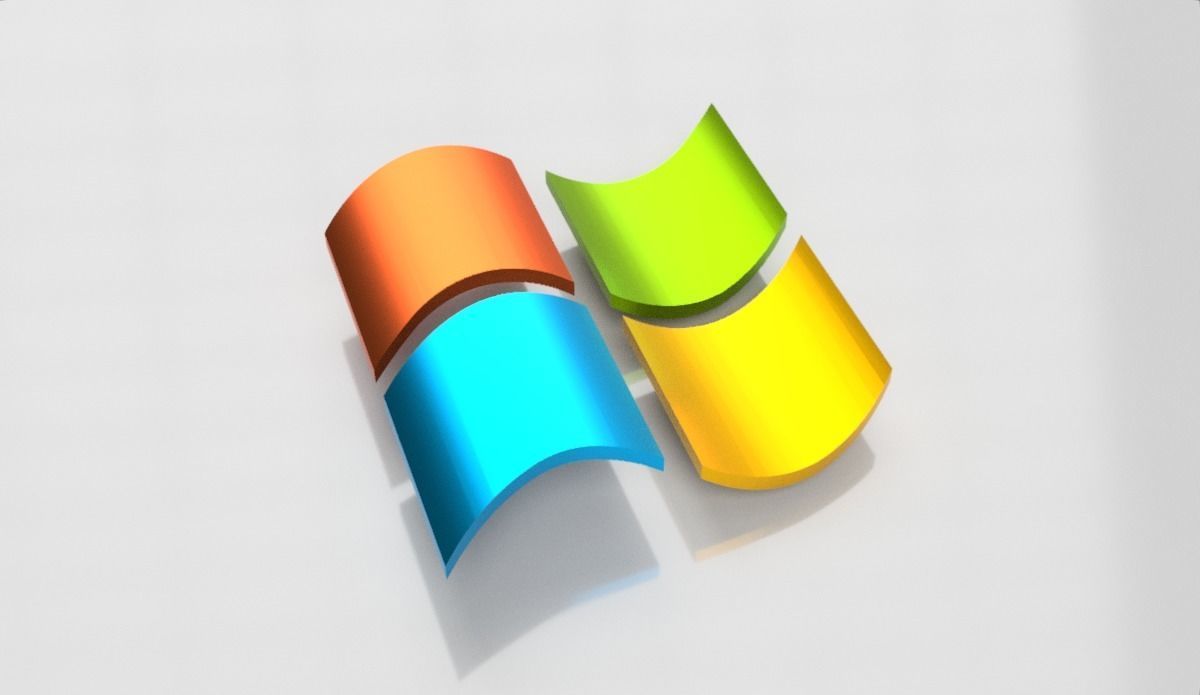 Windows logos 3D model rigged | CGTrader