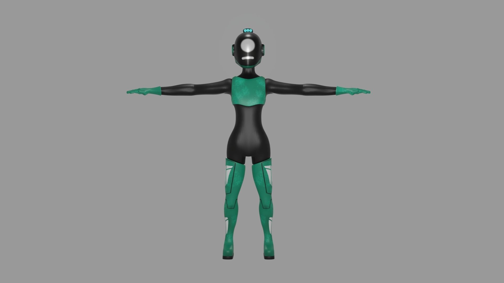 3D model Cyberpunk Robot VR / AR / low-poly | CGTrader