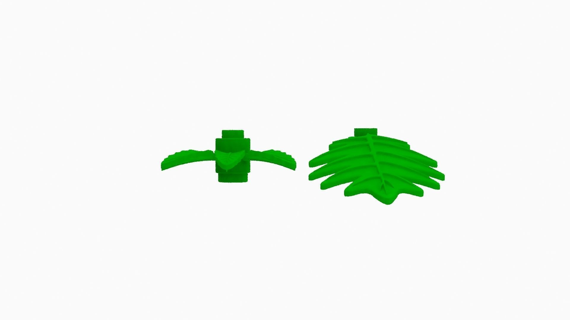 3D model Lego Detailed Plant Leaf VR / AR / low-poly | CGTrader