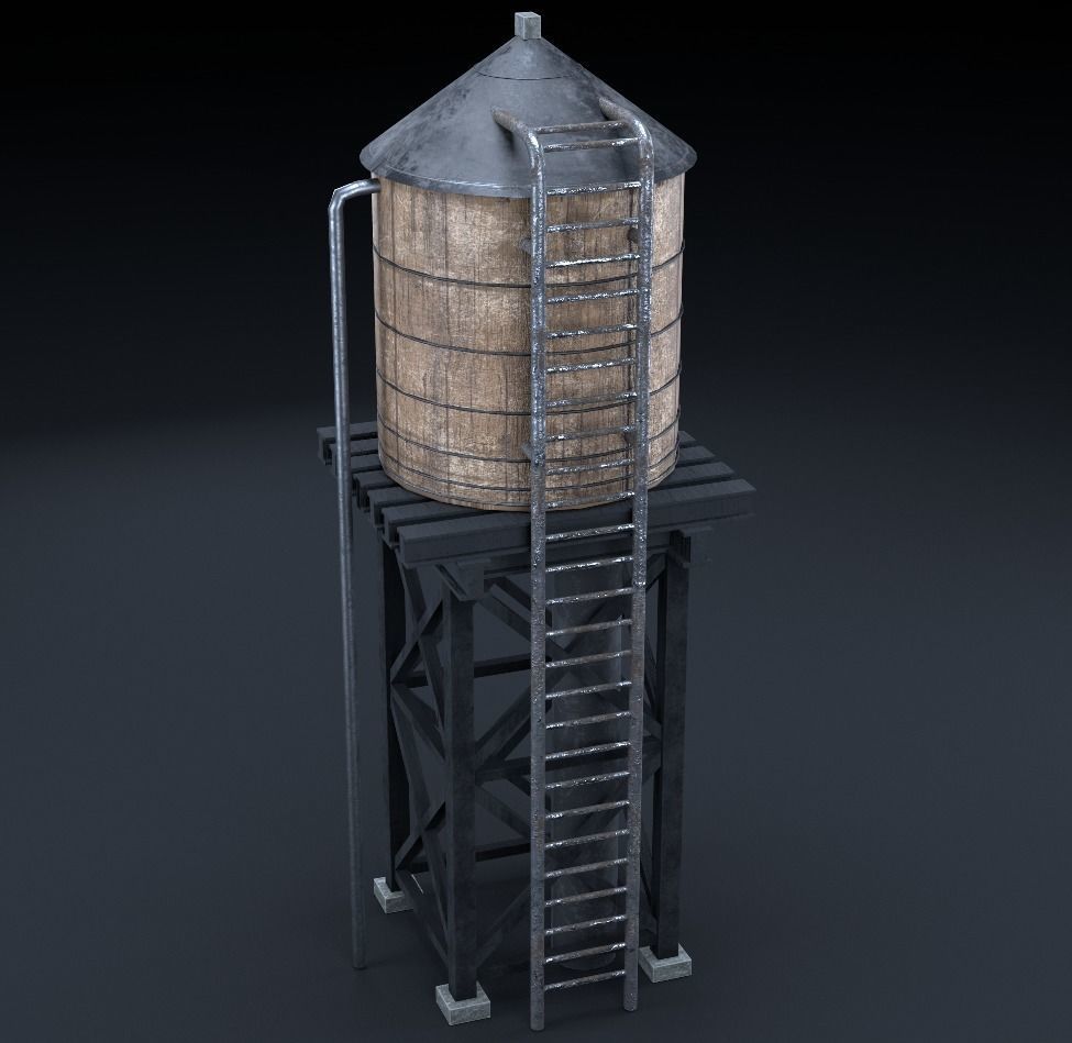 3D model reservoir 3d model PBR VR / AR / low-poly | CGTrader