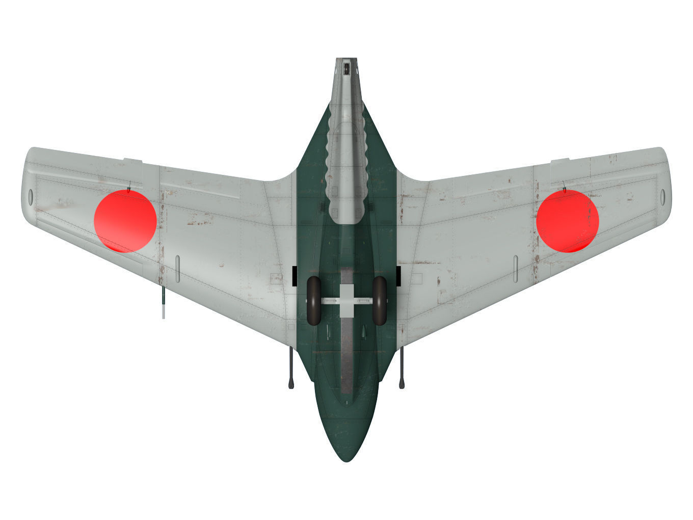 Mitsubishi J8M Ki-200 Syusui 3D model | CGTrader