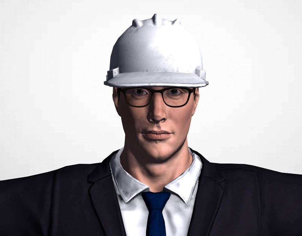 3D model Worker Character Pack 2 RIGGED VR / AR / low-poly | CGTrader