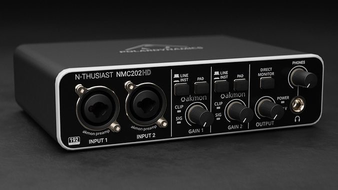 3D model NMC202HD Audio Interface VR / AR / low-poly | CGTrader
