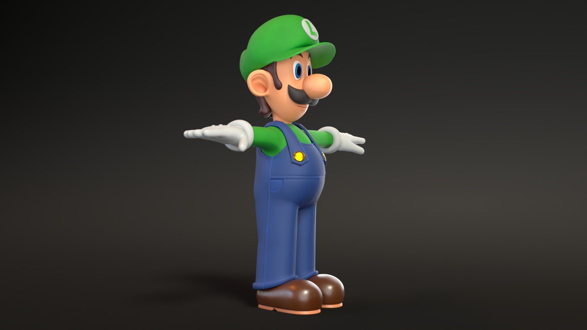 3D model Mario And Luigi VR / AR / low-poly | CGTrader