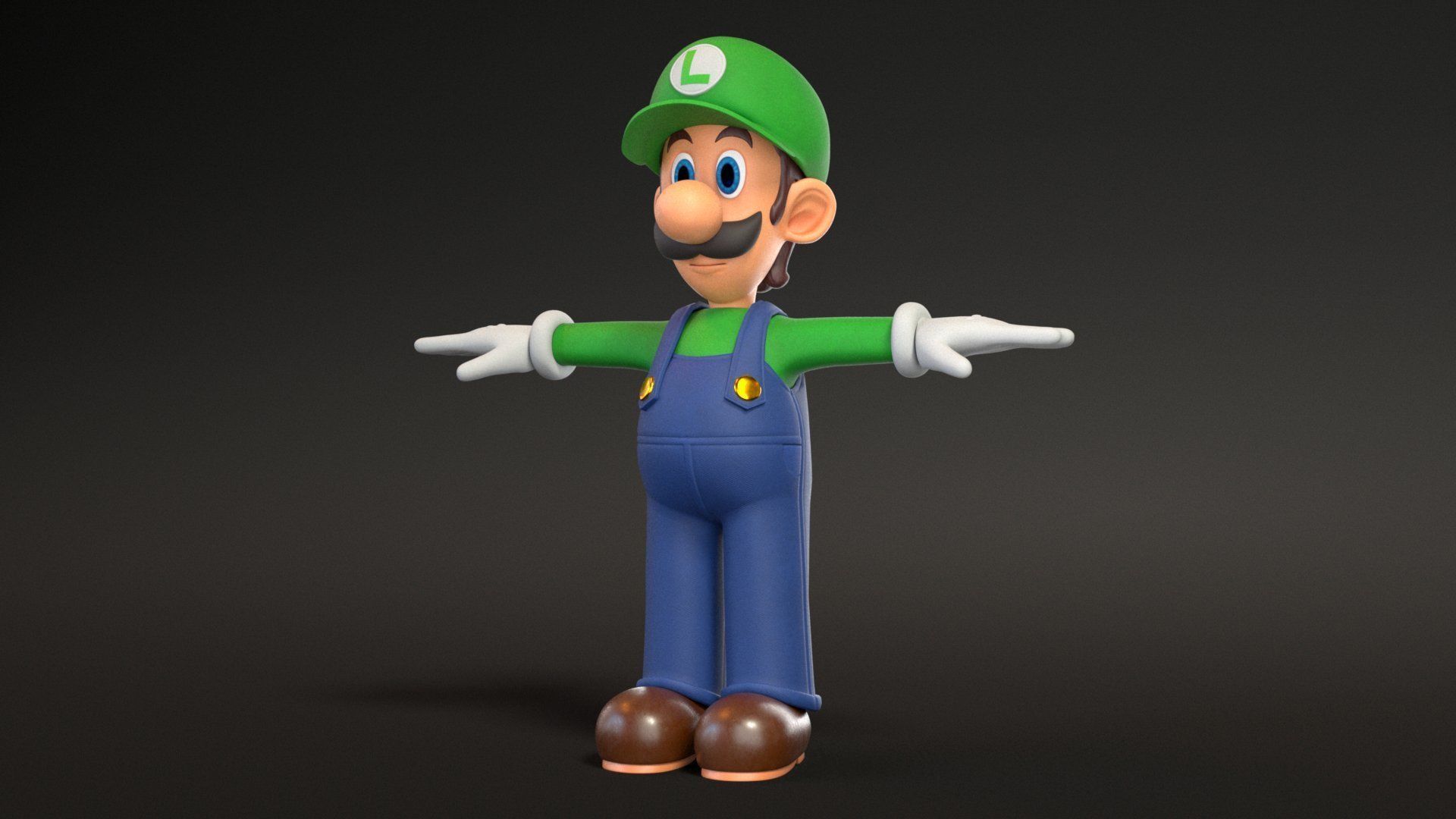 3D model Mario And Luigi VR / AR / low-poly | CGTrader