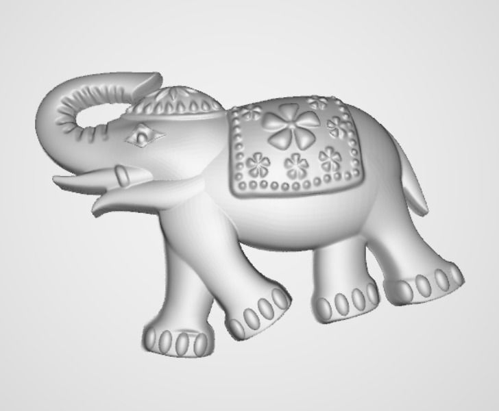 ELEPHANT 3D BAS RELIEF FOR CNC AND JEWELLERY ENGRAVING 3D model 3D ...