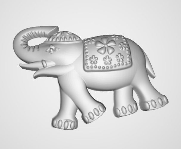 ELEPHANT 3D BAS RELIEF FOR CNC AND JEWELLERY ENGRAVING 3D model 3D ...