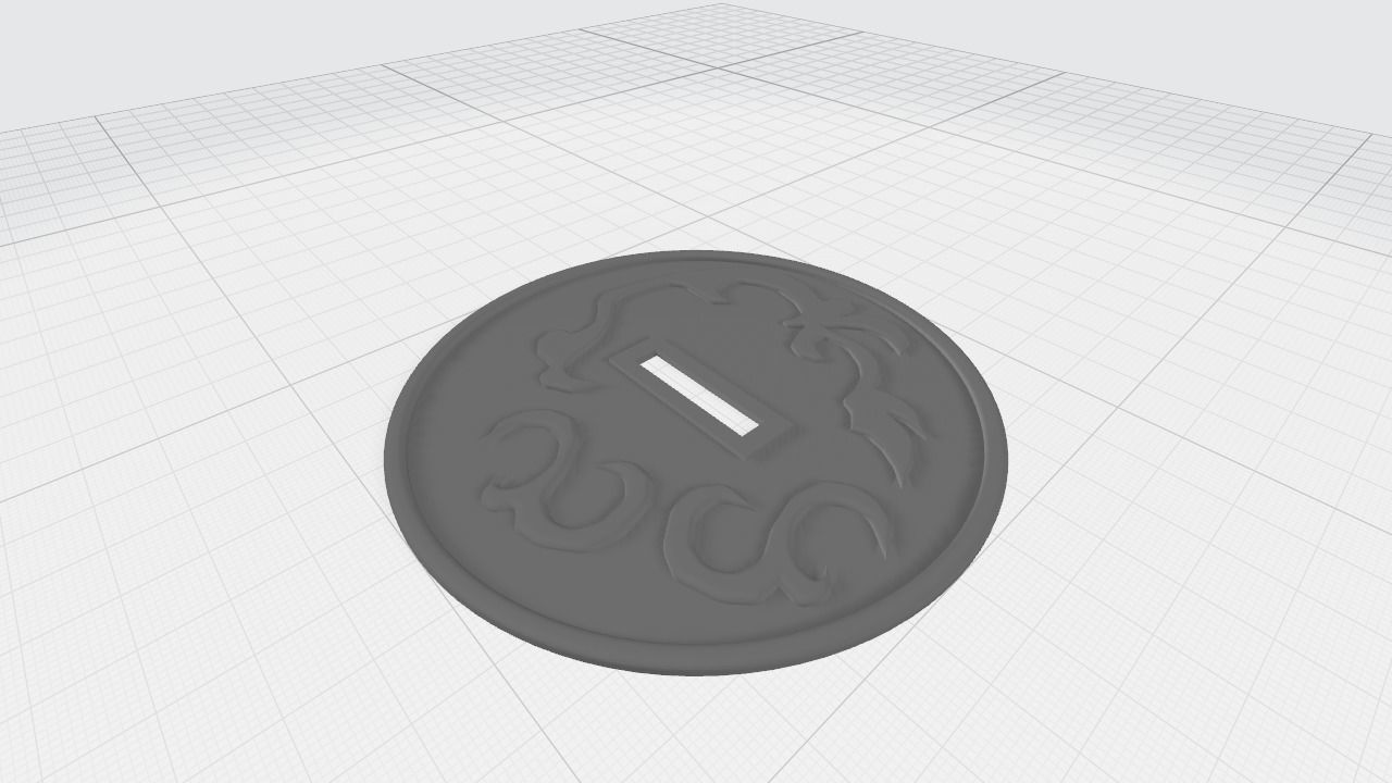 Final Fantasy XIV - Samurai class - Tsuba set 3D model 3D printable ...